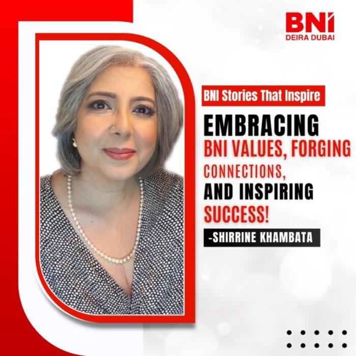 Meet the evergreen and ever-smiling Shirrine Khambata Ambassador of BNI ...